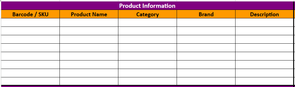 How to Create a Free Barcode Inventory System in Excel | Fulfyld